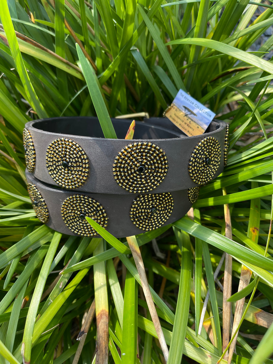Gold Disc Belt 1 1/2 Wide – The Kenyan Collection